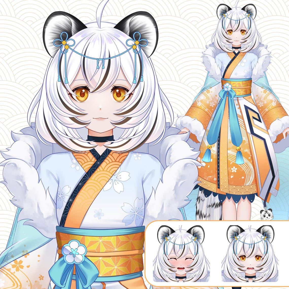 Custom Live2d Vtuber Commission Vtuber Assets Live2d Model Commission ...