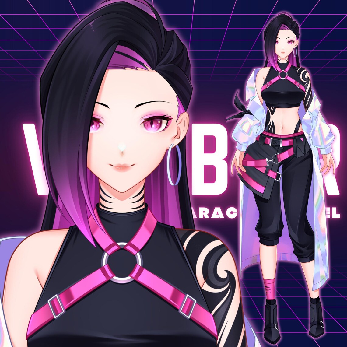 Custom Live2d Vtuber Commission Vtuber Assets Live2d Model Commission ...