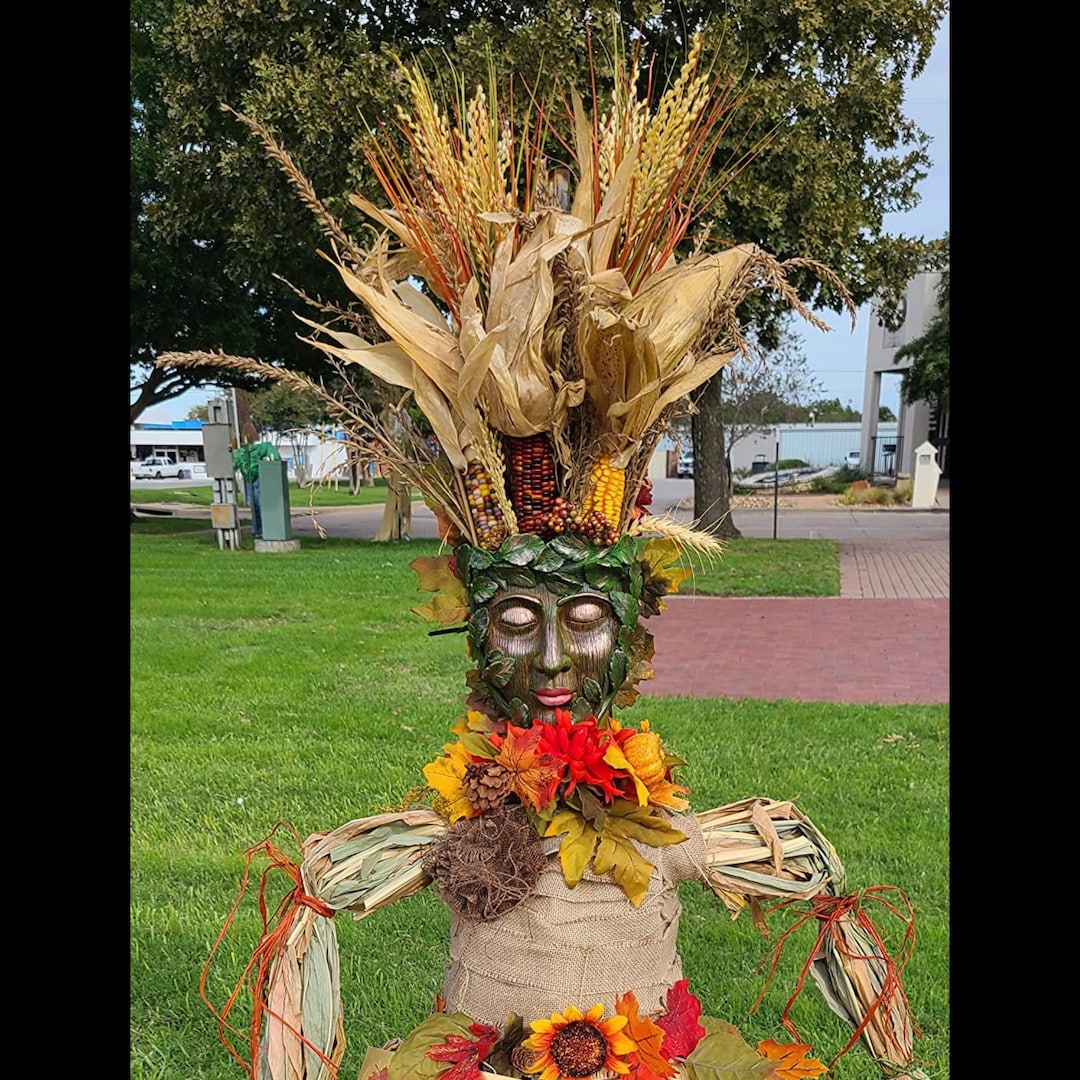 Tree Face Resin Sculpture Tree Hanging Flower Planter-yard Decorations ...