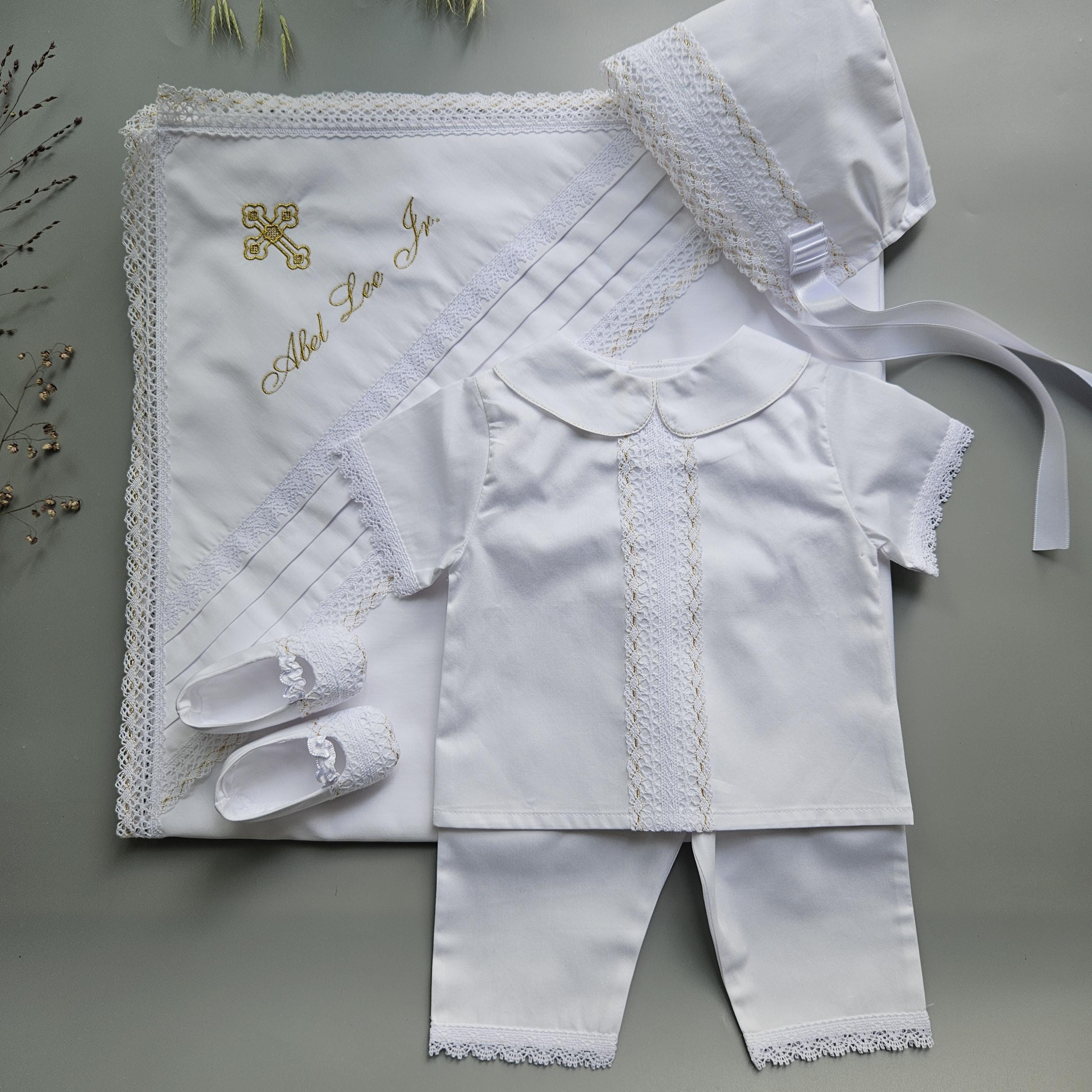Baptism Outfit for Boys Classic Christening Set for His Special Day - Etsy