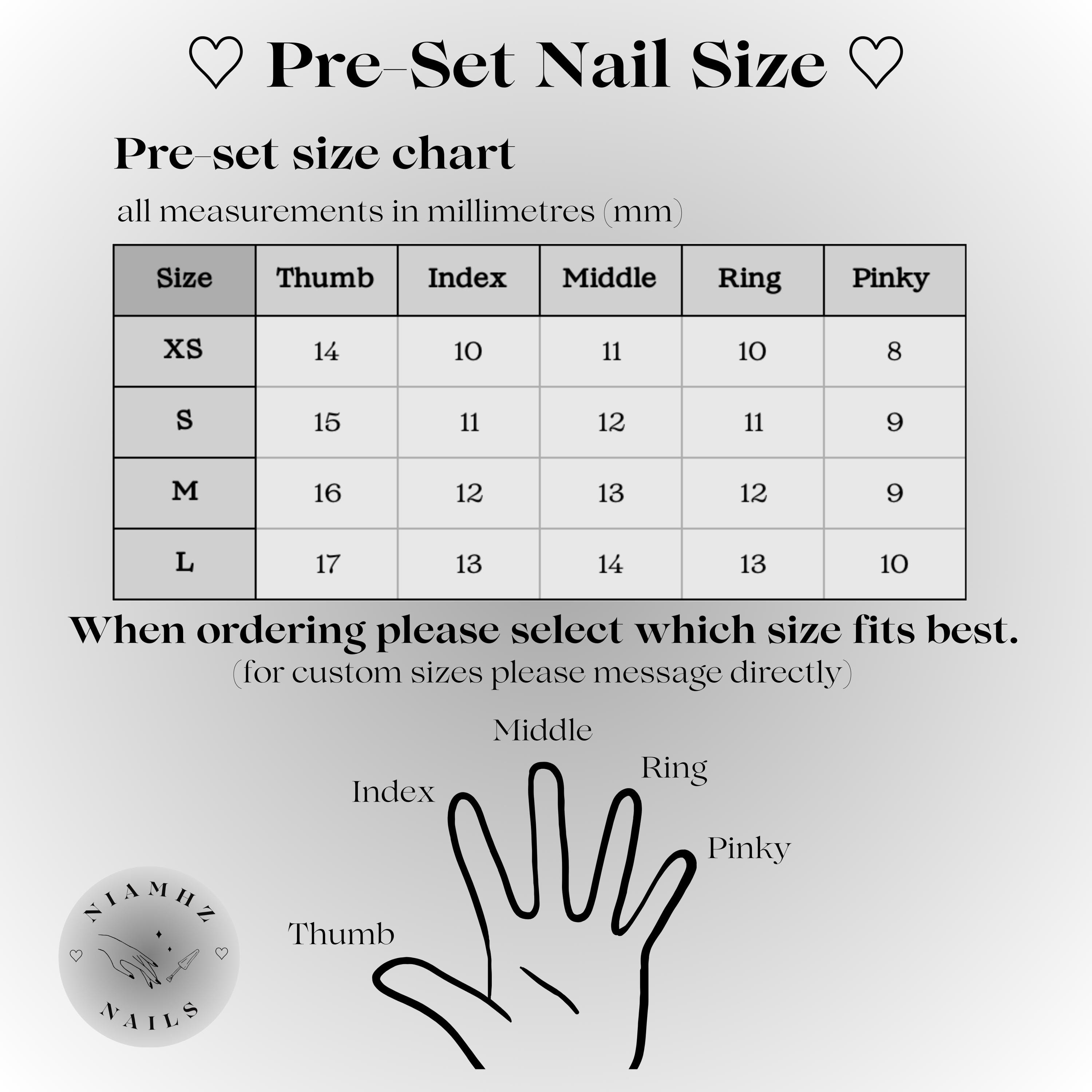 Cute Creepy Alt Press on Nails | Hand Painted Fake Nails | Luxury Press ...