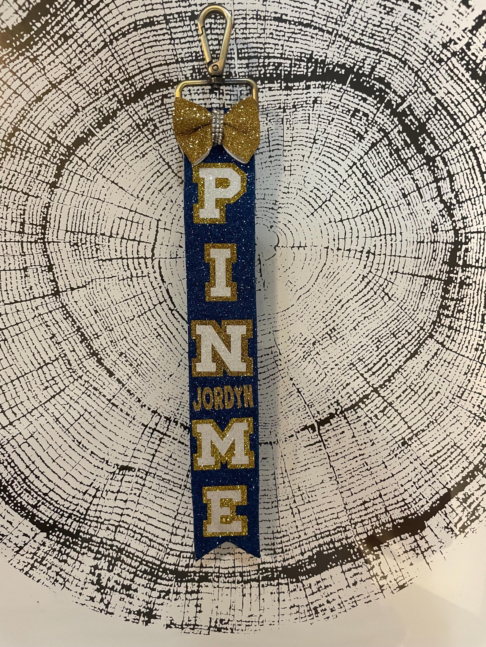 Pin Me Ribbons, Pin Me Bows, Pin Me Bag Tags, Cheer Gifts, Cheer Swag ...