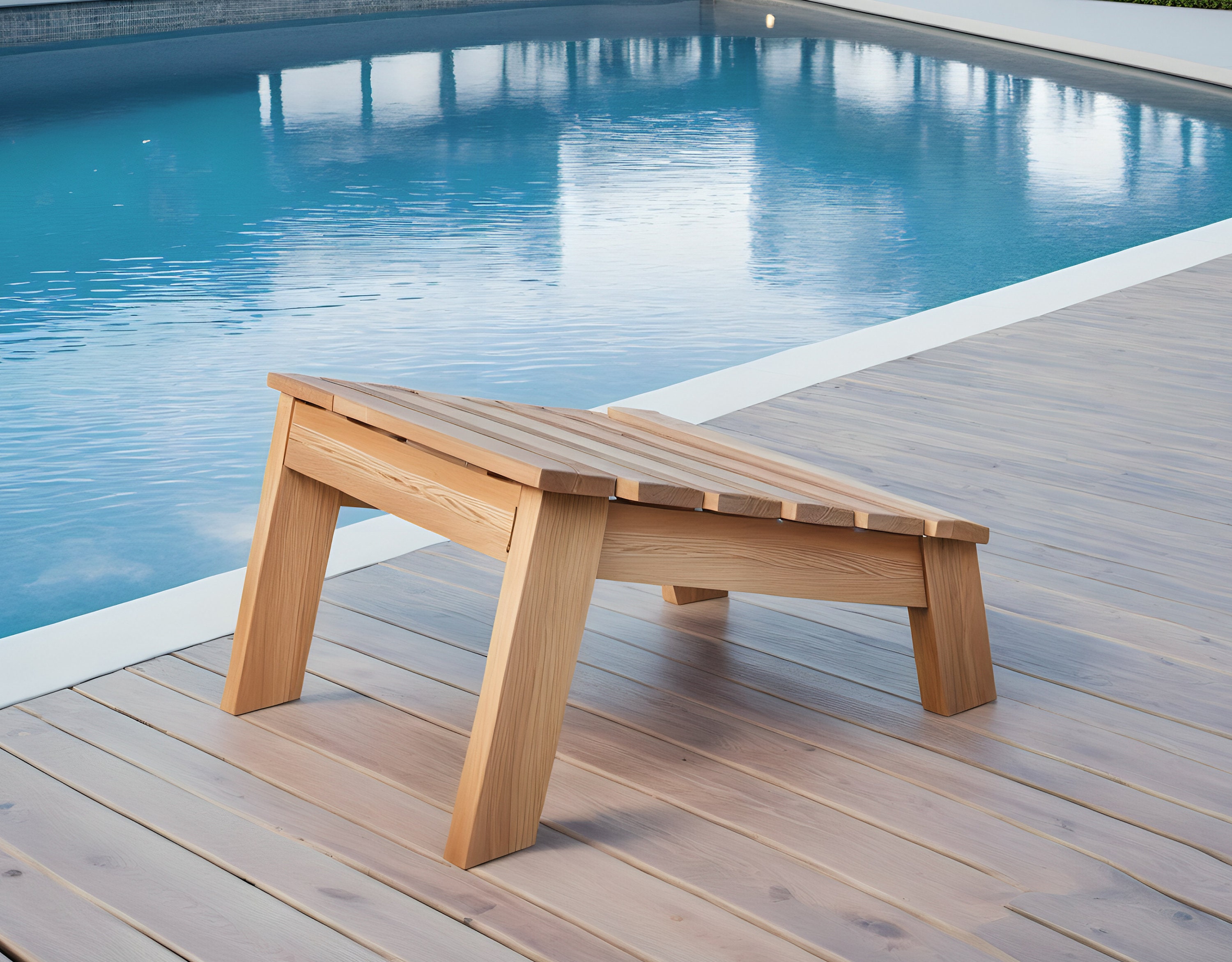 DIY Wooden Foot Rest Plan: Outdoor Furniture Stool (PDF Plans) - Etsy