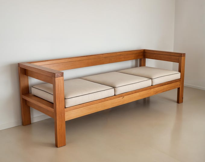 DIY Wooden Indoor Bench Build Plan: 2x4 Lumber (PDF File) - Etsy