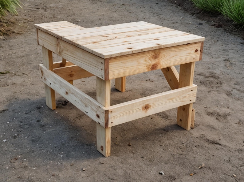 Diy Shooting Bench Plans, Shooting Bench, Outdoor Bench Build Plan, Diy ...
