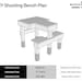Diy Shooting Bench Plans, Shooting Bench, Outdoor Bench Build Plan, Diy ...
