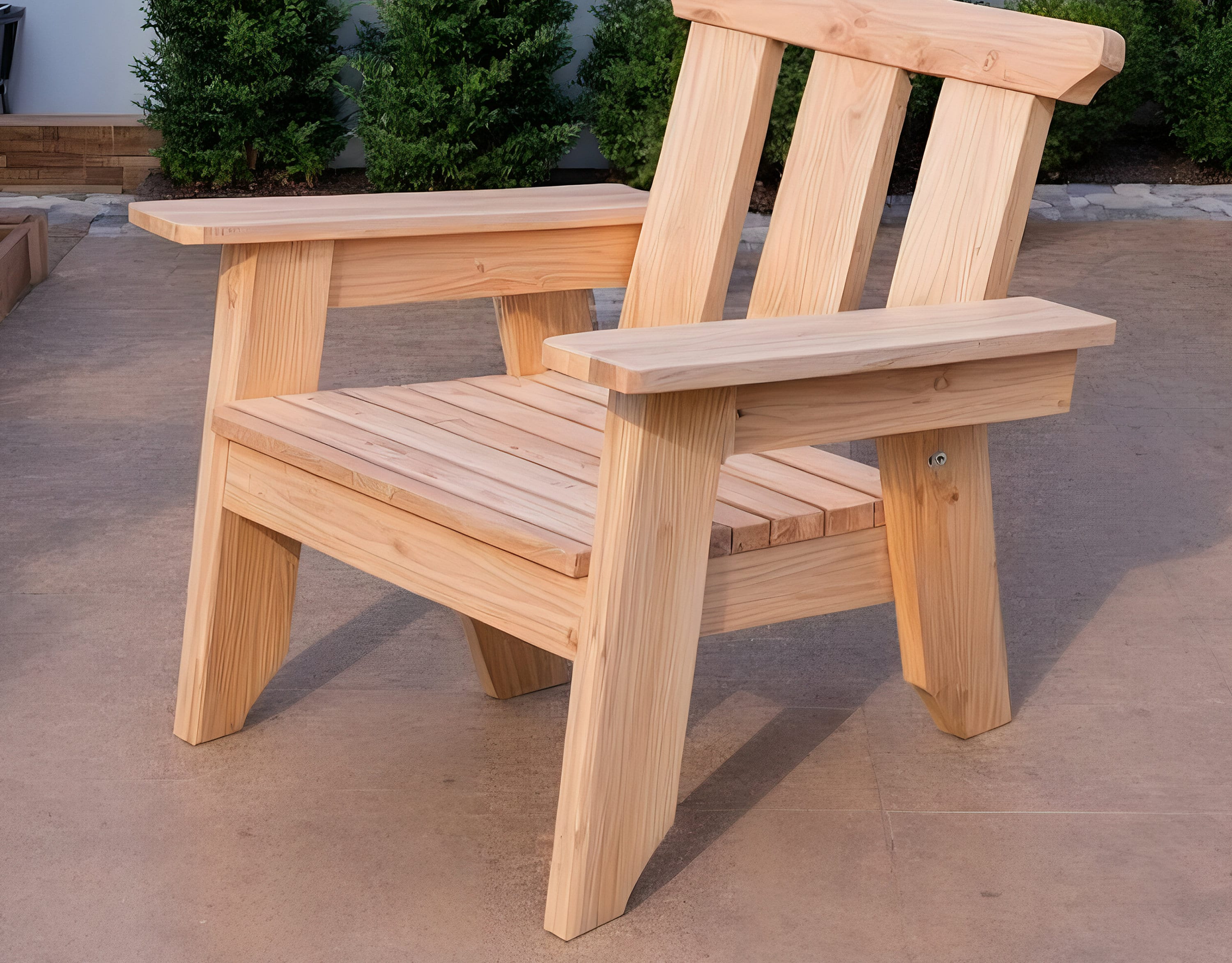 Modern Adirondack Chair Build Plans, Patio Chair Diy Plans, Step by ...