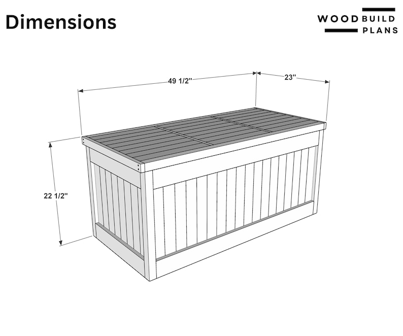 DIY Wooden Storage Chest Plans: Step-by-step Build (PDF Download) - Etsy