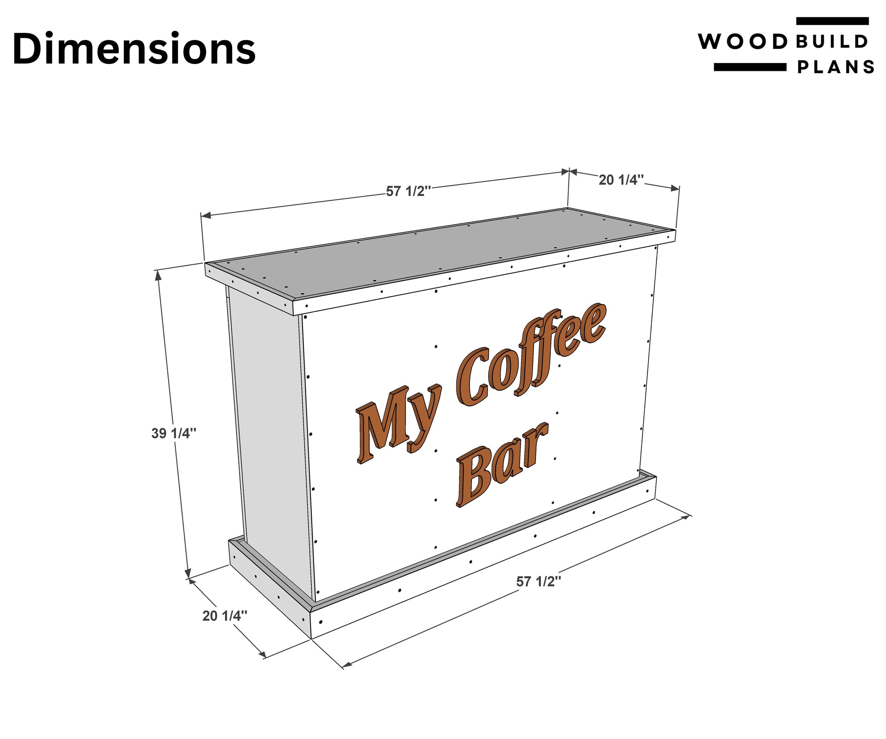 DIY Bar Plans - Indoor Bar Plan Step by Step - Outdoor Bar Plan ...