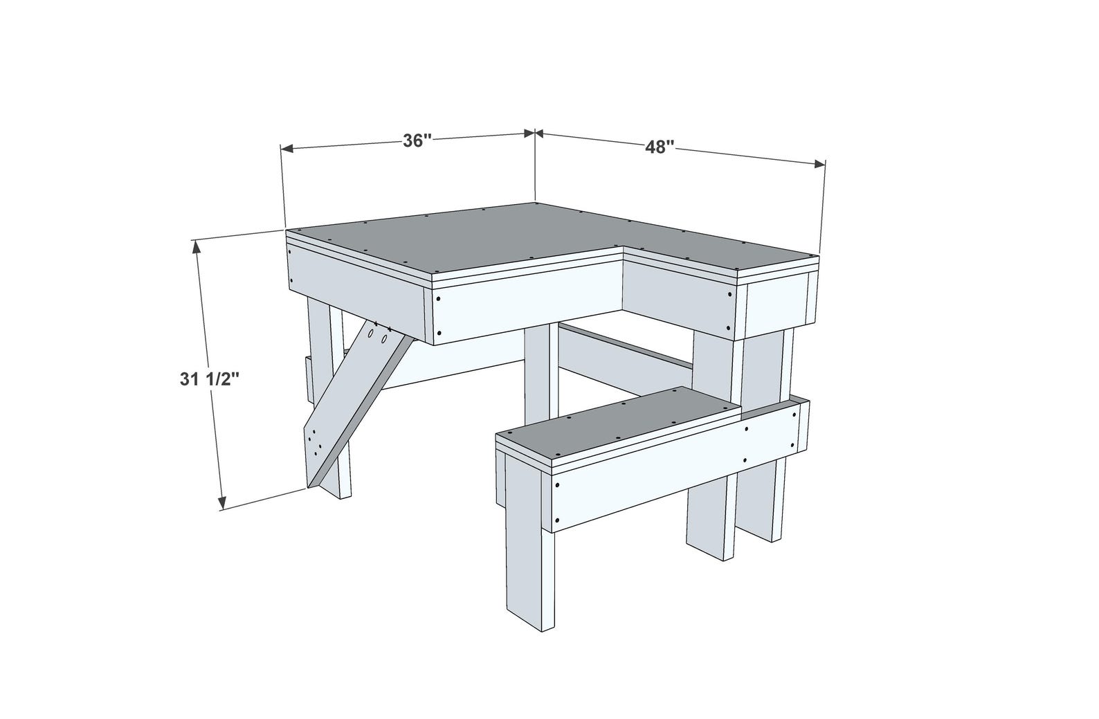 Diy Shooting Bench Plans, Outdoor Bench Build, Woodworking Plans - Etsy