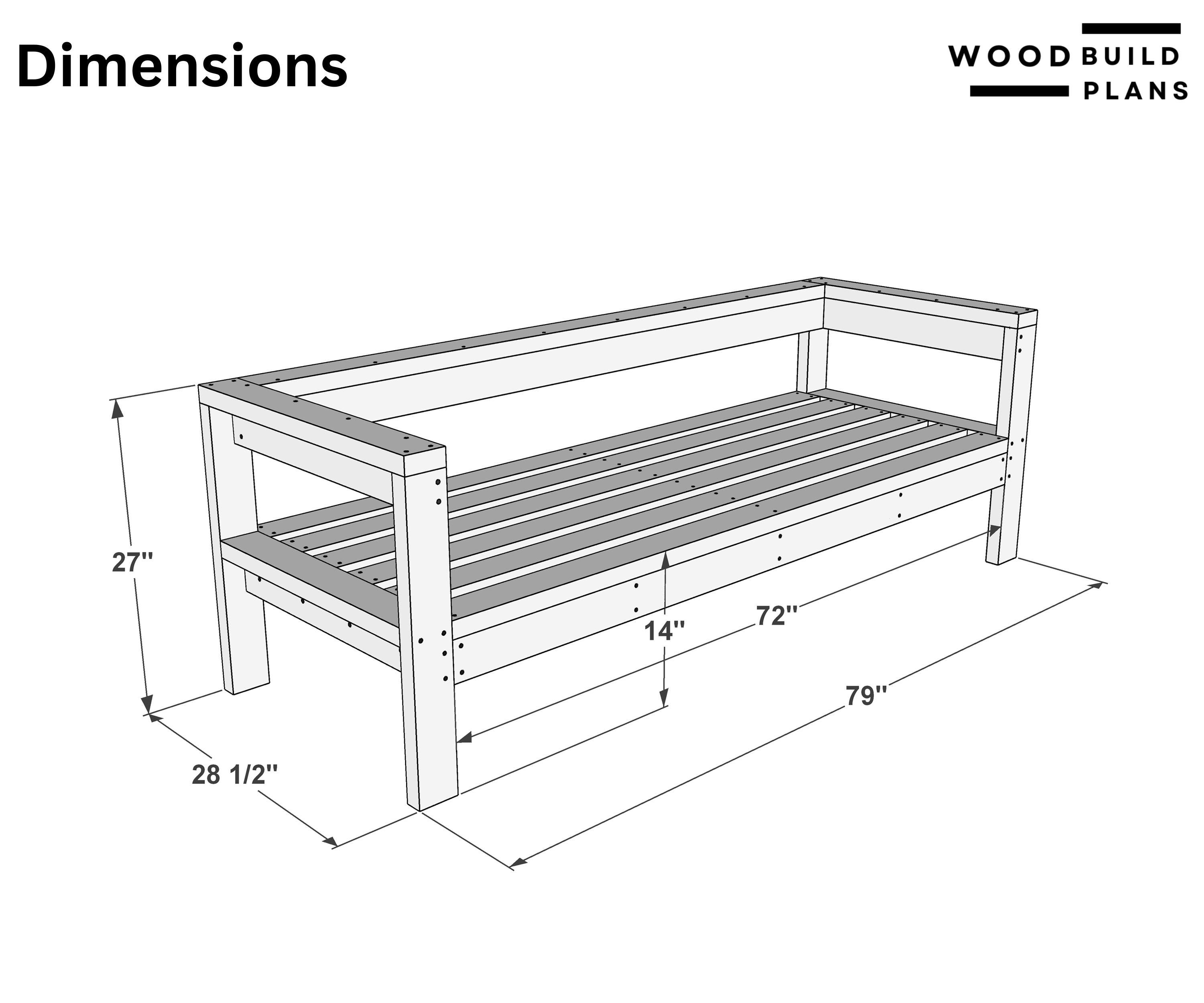 DIY Wooden Bench Build Plan – Beginner Indoor Bench (digital PDF) - Etsy