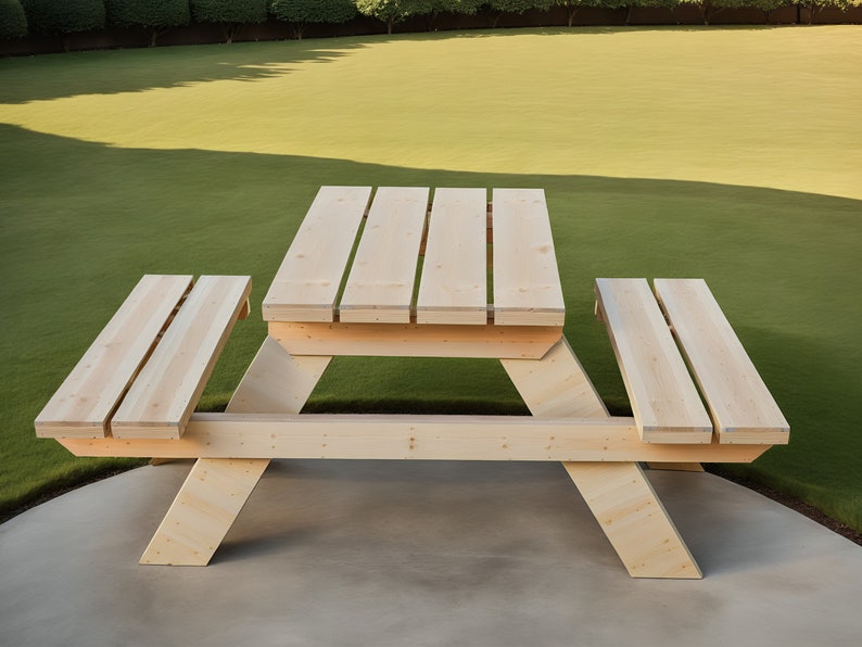 Picnic Table Build Plans, Small Picnic Table Plans, Digital Table Plans ...