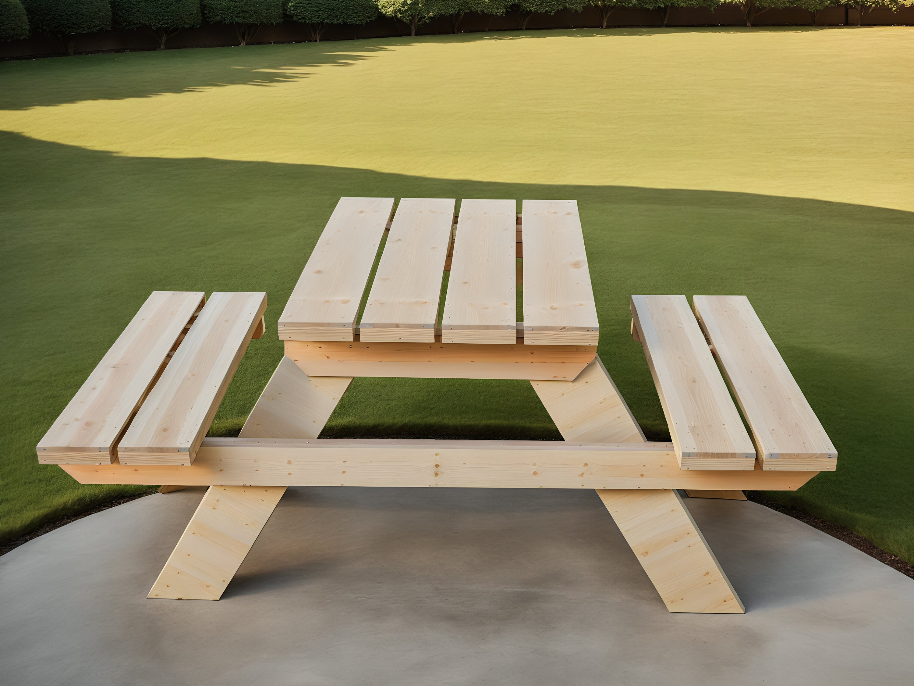 Picnic Table Build Plans, Small Picnic Table Plans, Digital Table Plans ...
