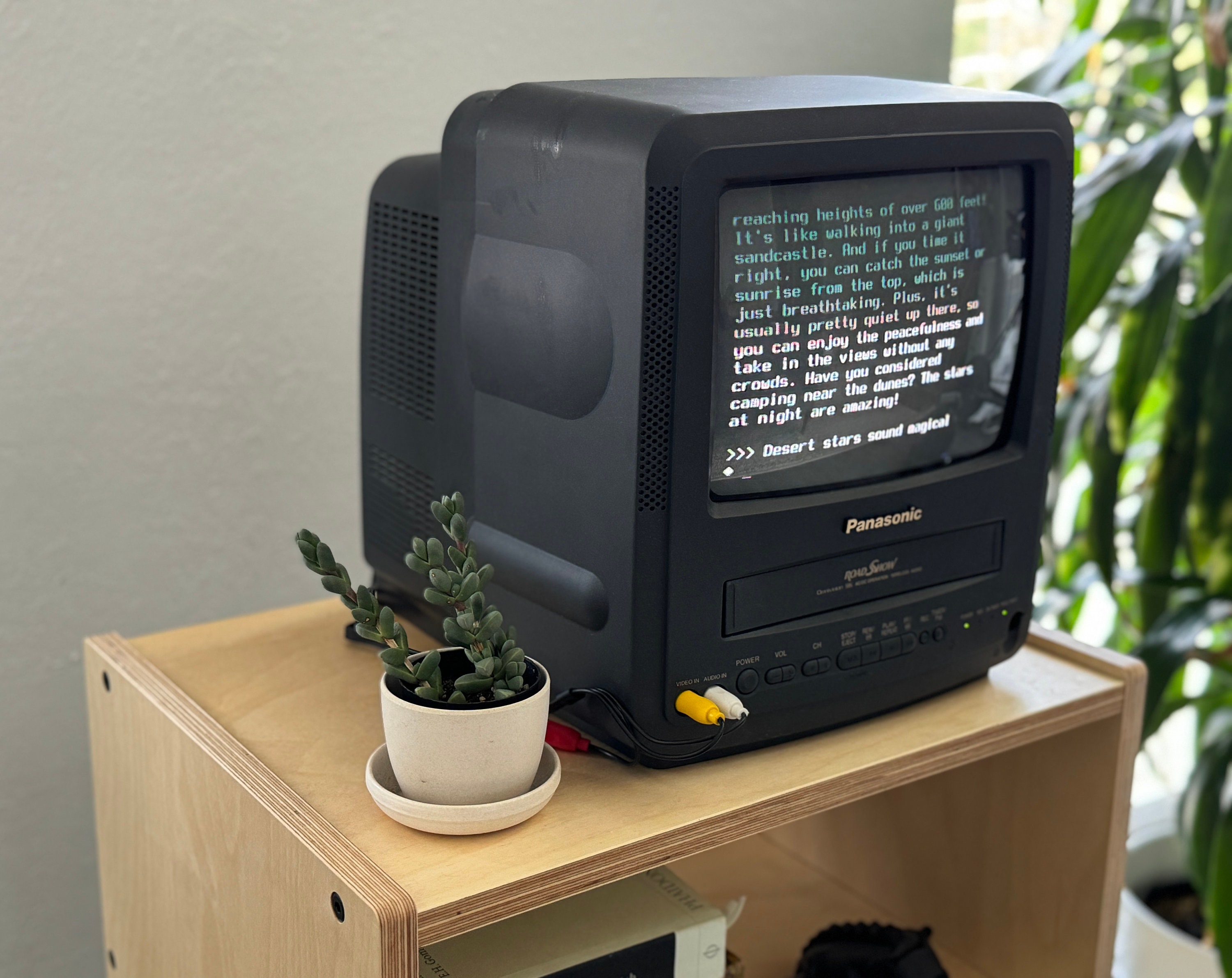 Ai-retrofitted Panasonic 9” CRT Television (PV-C920) | Experience ...