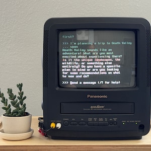 Ai-retrofitted Panasonic 9” CRT Television (PV-C920) | Experience ...