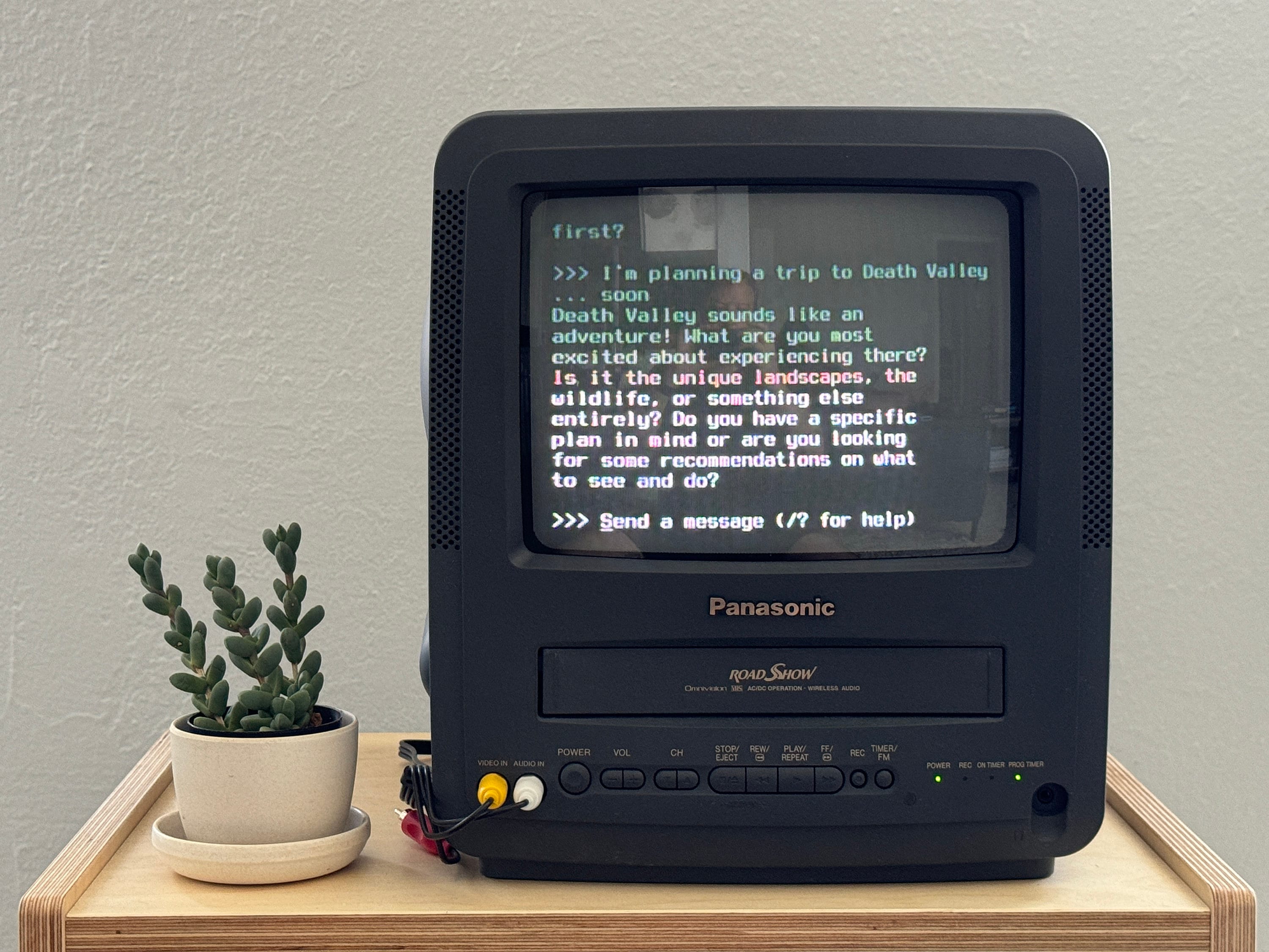 Ai-retrofitted Panasonic 9” CRT Television (PV-C920 Ai-retrofitted Panasonic 9” CRT Television (PV-C920
