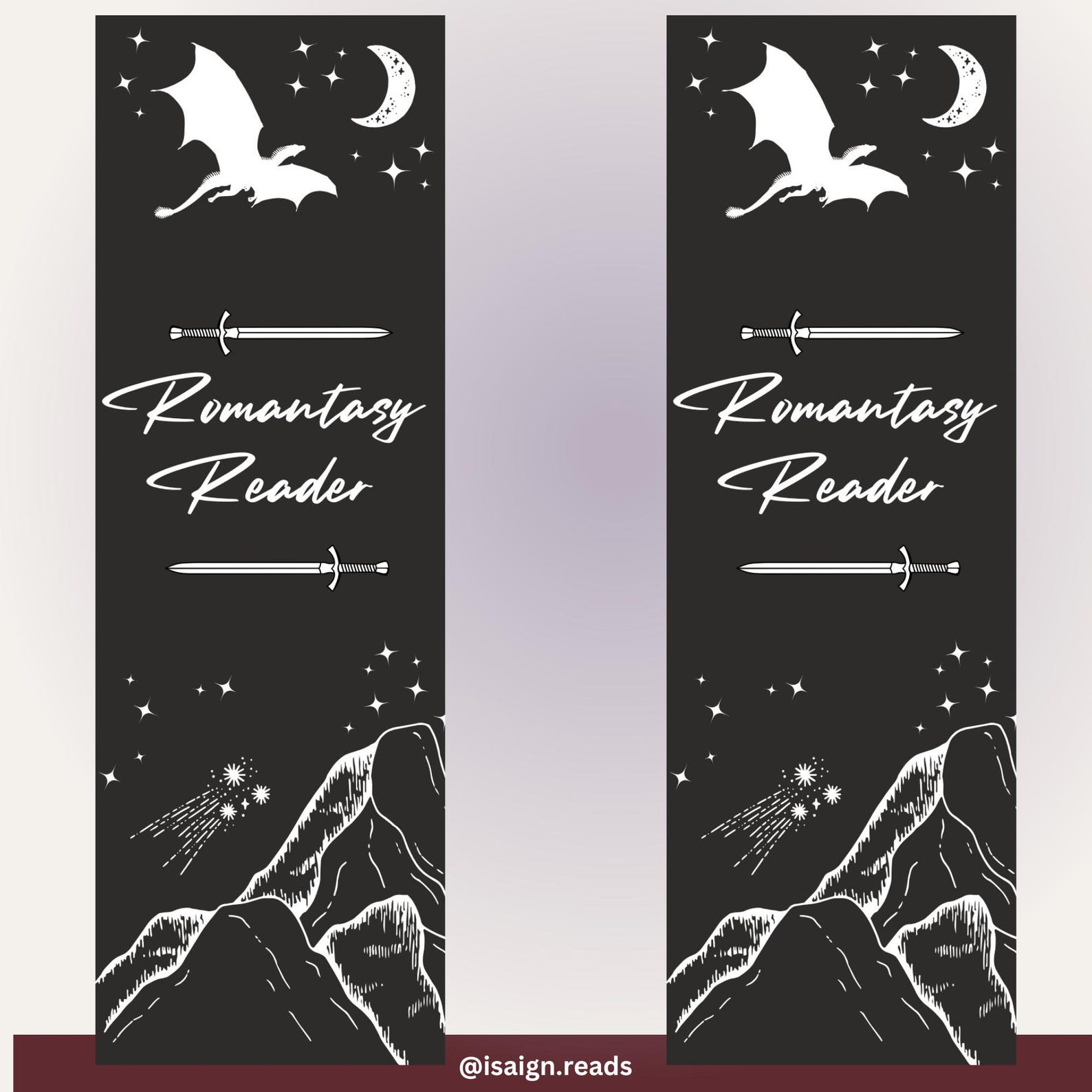 Romantasy Printable Bookmark Digital Download for Fantasy and Romance ...
