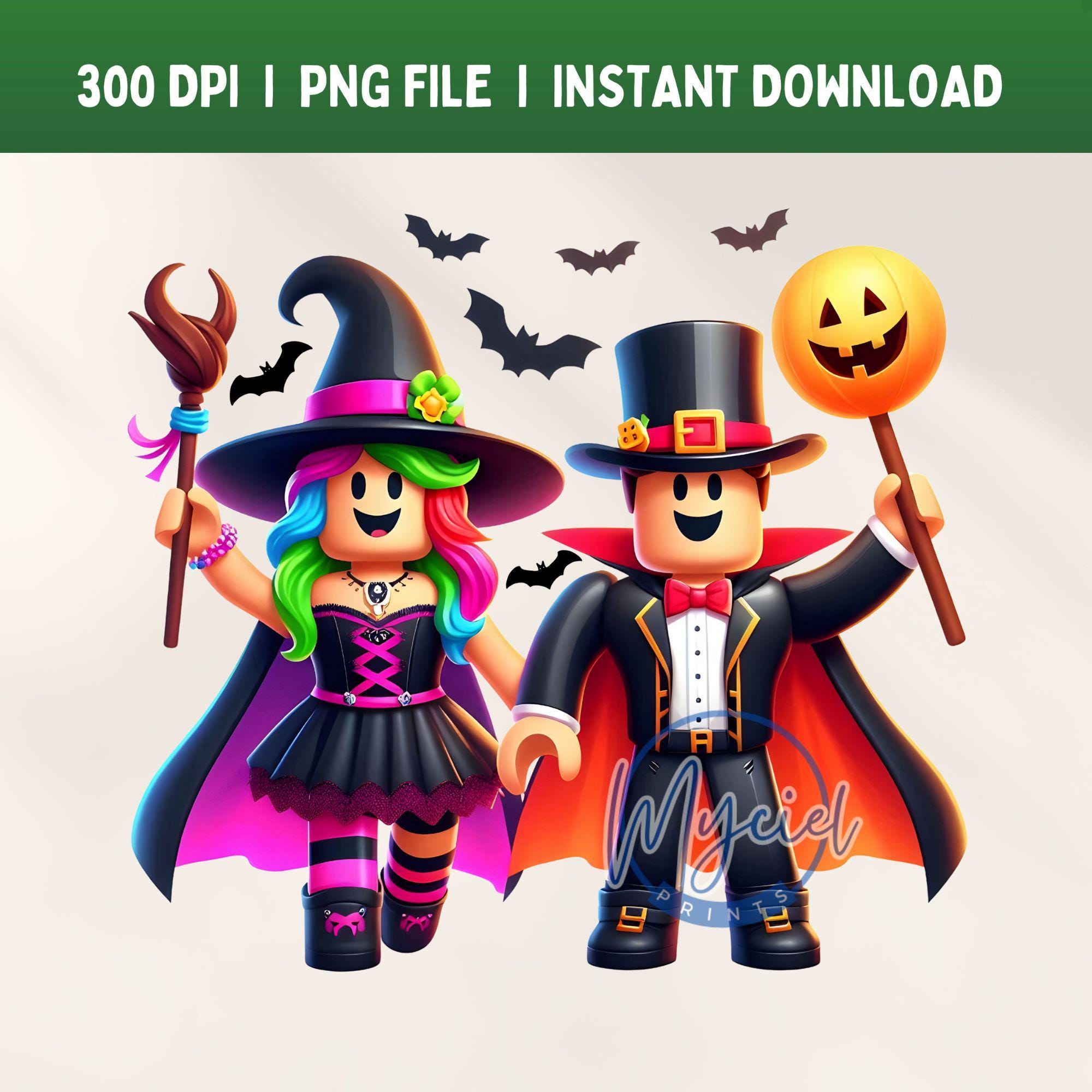 Roblox Characters in Halloween Costume, Roblox PNG, Halloween PNG ...