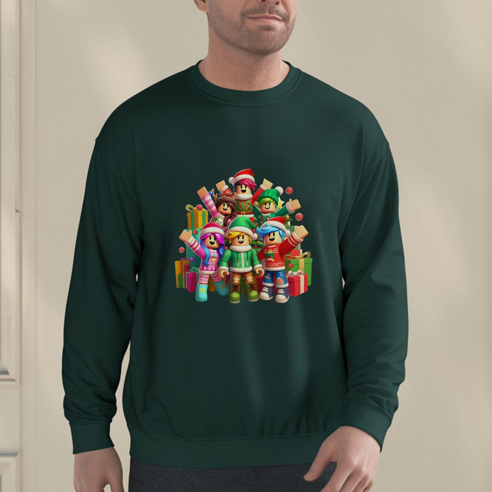 Festive Roblox Characters, Christmas PNG, Kids Christmas Designs ...