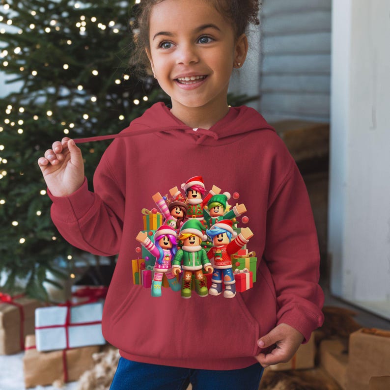 Festive Roblox Characters, Christmas PNG, Kids Christmas Designs ...