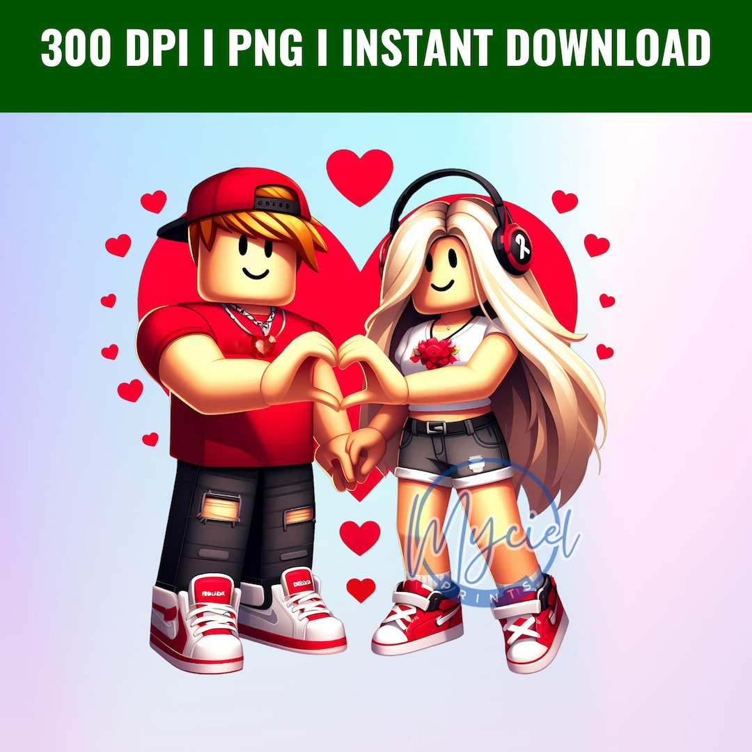 Roblox Valentine Couple Clipart Valentines Day Png Trendy Roblox Png