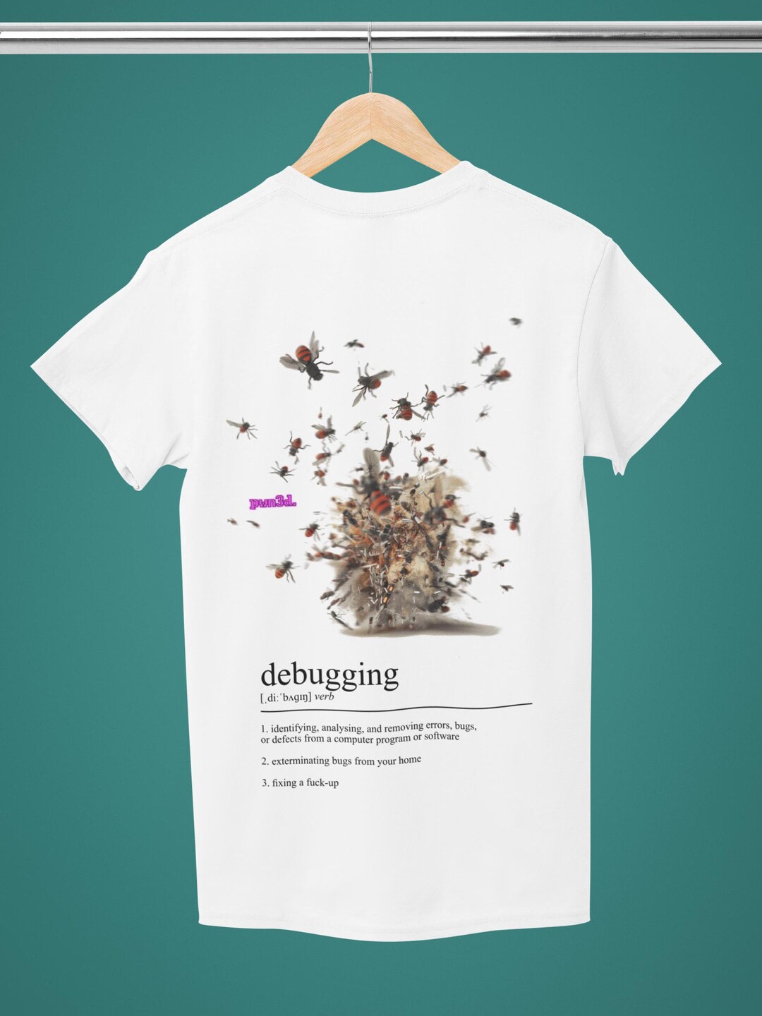 Funny Debugging T-shirt for Software Developers Hacker Programmer IT ...