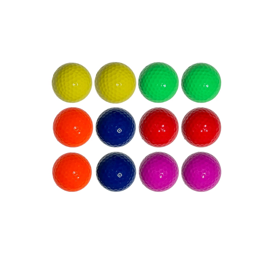 Floating Golf Balls: Set of 12 Colorful Balls for the Pool - Etsy