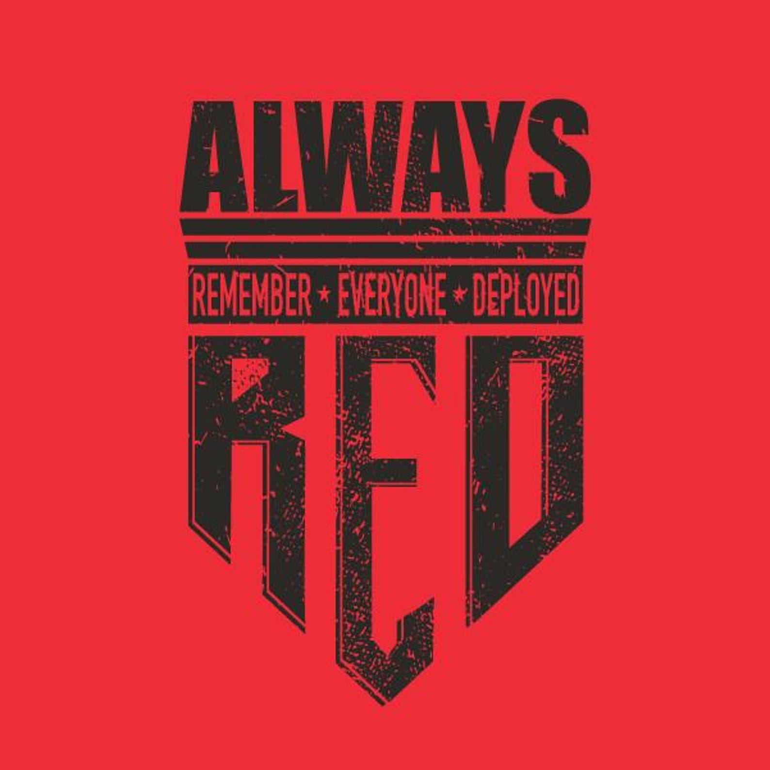 RED Friday - Remember Everyone Deployed - Etsy