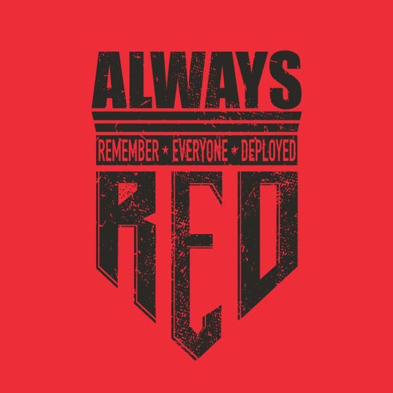 RED Friday - Remember Everyone Deployed - Etsy