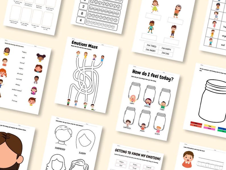 Kids Emotional Regulation Worksheet, Printable Emotional Learning ...