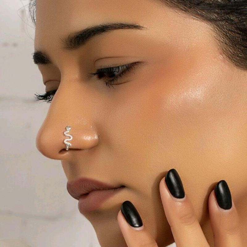 Snake Nose Ring - Etsy