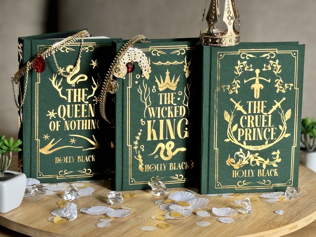 The Cruel Prince Handmade Rebound - Full Set Series -the Folk of the Air Trilogy - Holly Black ...