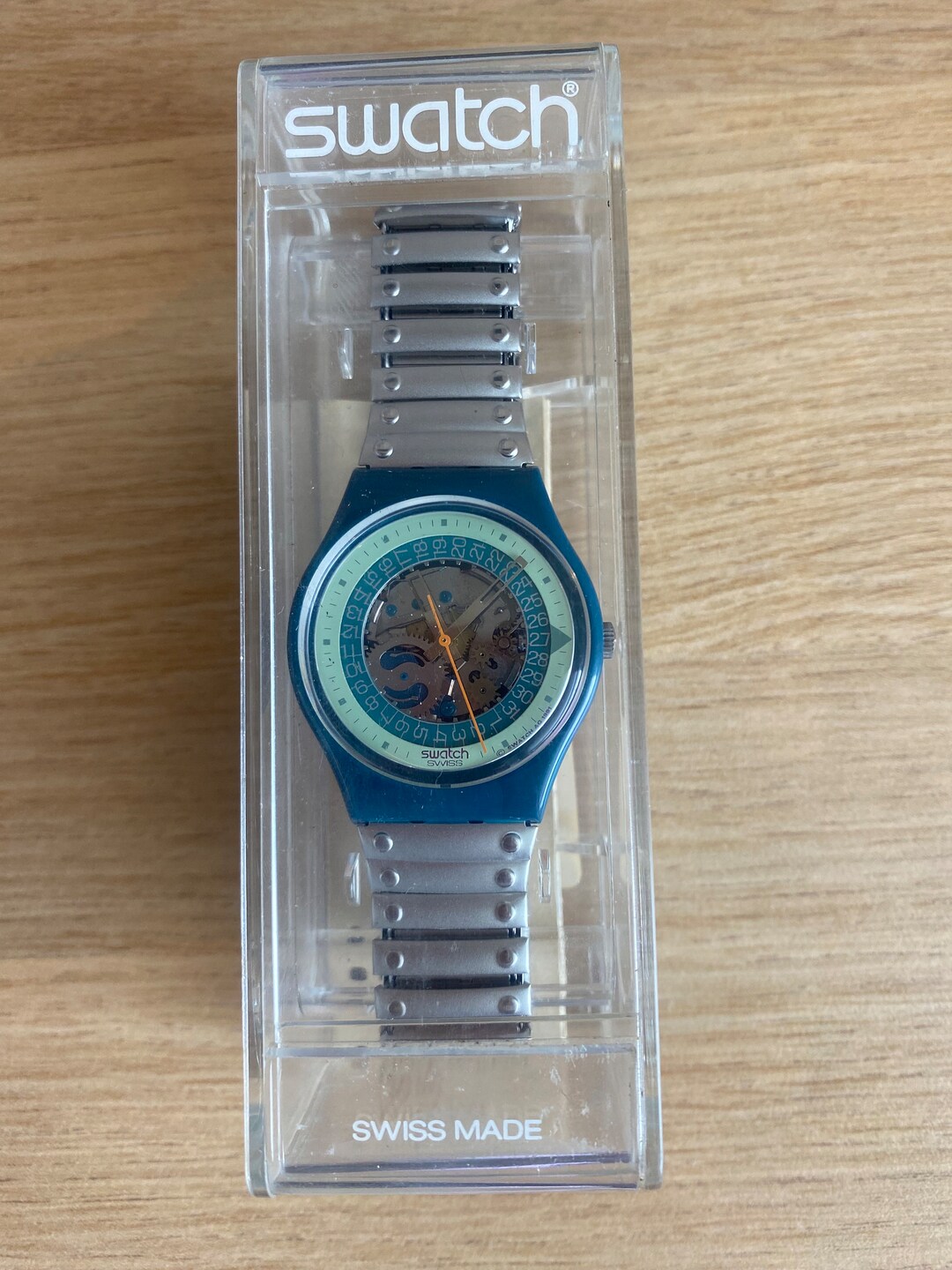 Swatch Gent Flex STEEL LITE GG404 1992 Vintage New and Unworn Steel - Etsy