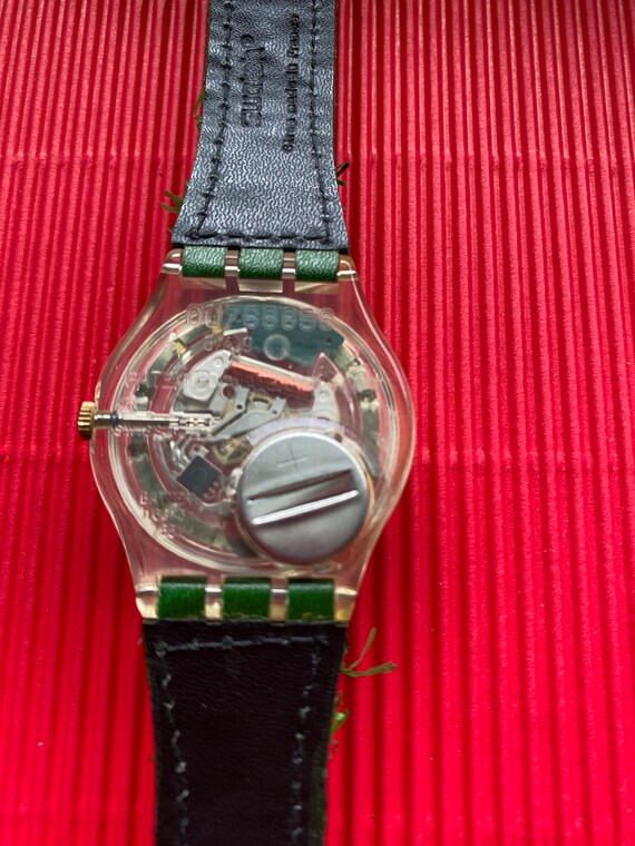 RARE Vintage Swatch Access Watch 1997 Garden SKZ103 I… - Gem