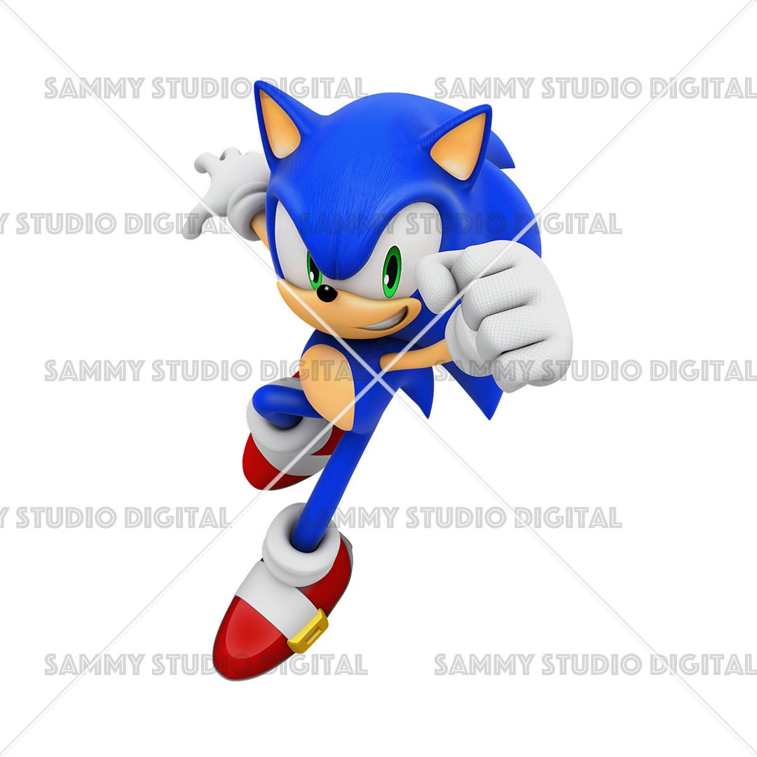 Sonic Png, Sonic Clipart, Sonic Without Background, Video Game Png - Etsy