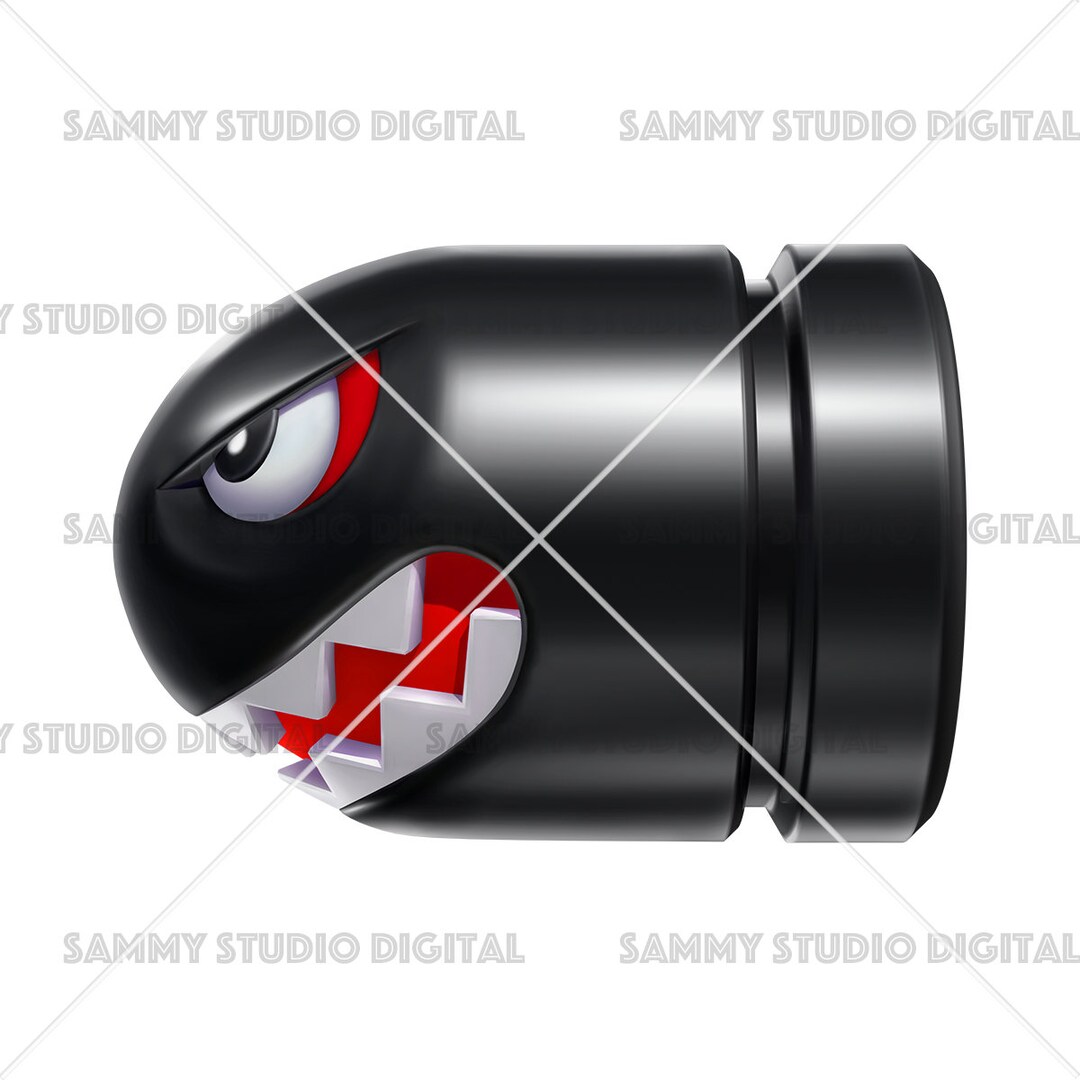 Mario Bros Png, Bullet Bill Png, Bullet Bill Png, Mario Bros Clipart ...