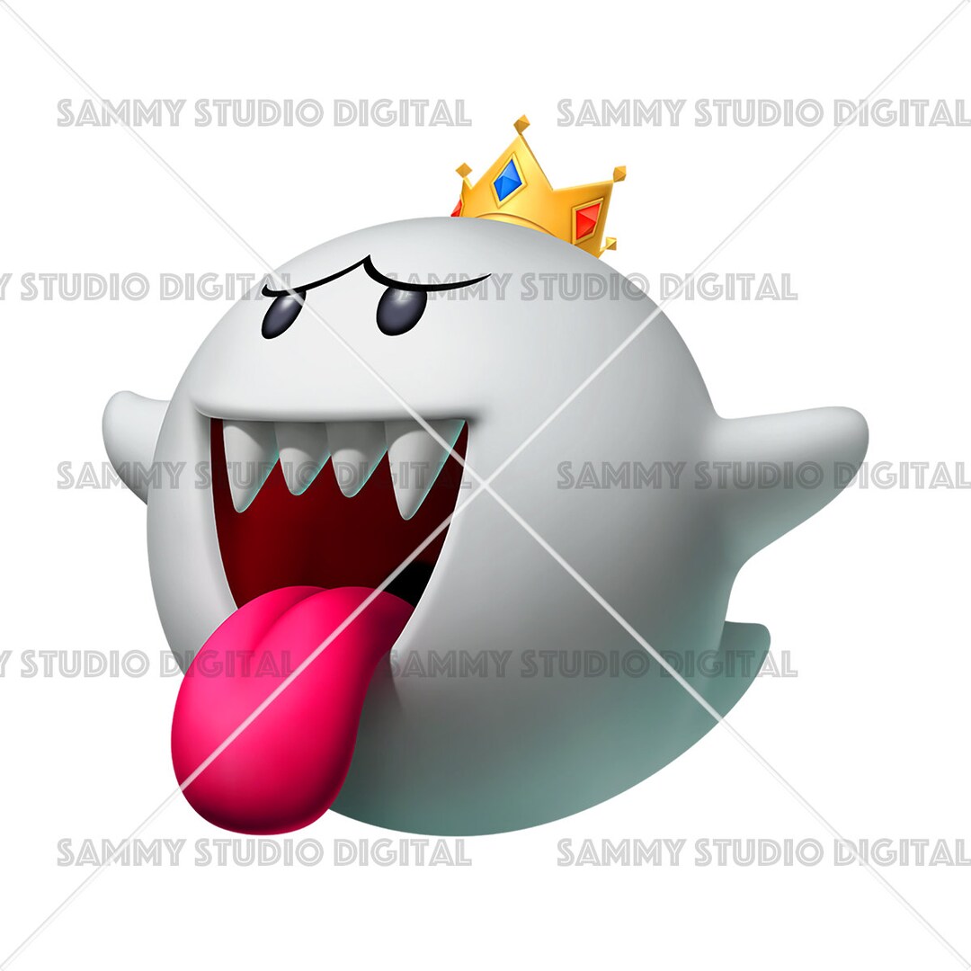 Mario Bros Png, Ghost King Png, Mario Bros Clipart, Ghost Mario Bros ...