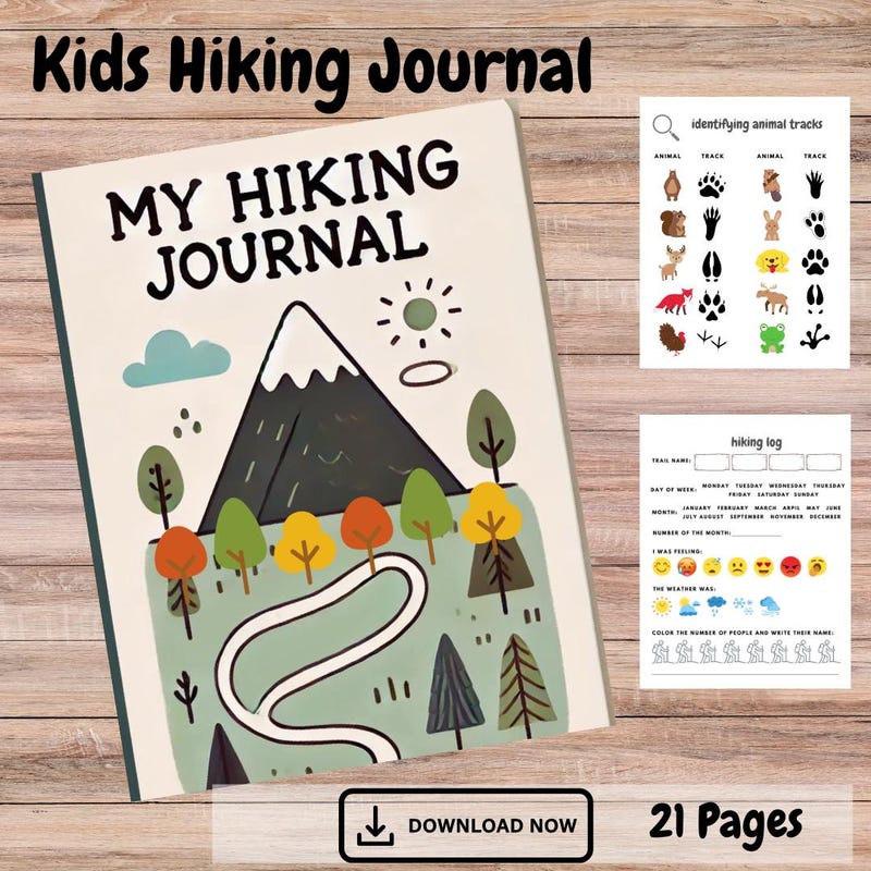 Hiking Journal - Etsy