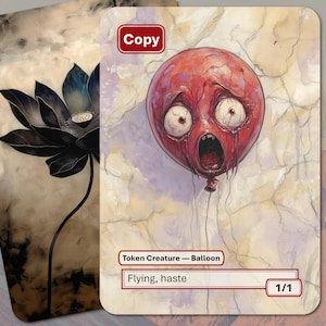 Balloon Copy Token MTG (for Use With the Jolly Balloon Man) - Etsy