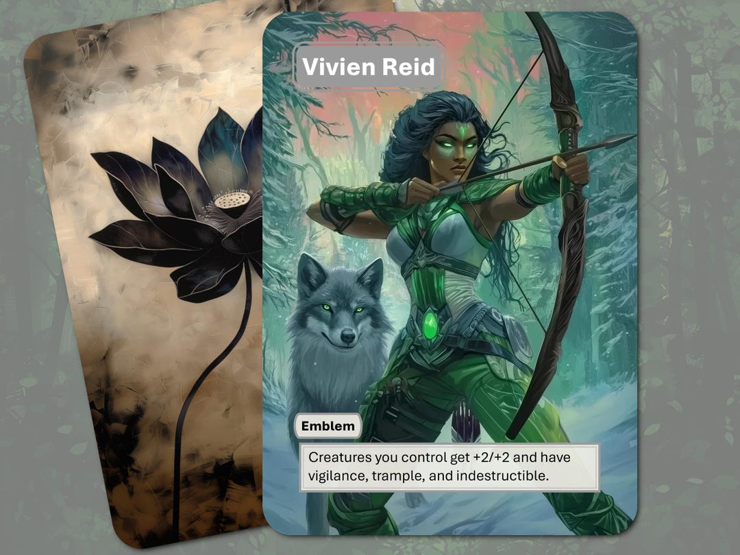 Vivien Reid Emblem MTG Token - Etsy