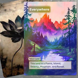 Everywhere Token MTG (land) - Etsy