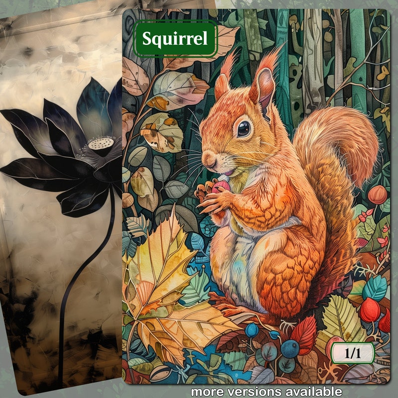 Squirrel Token - Etsy