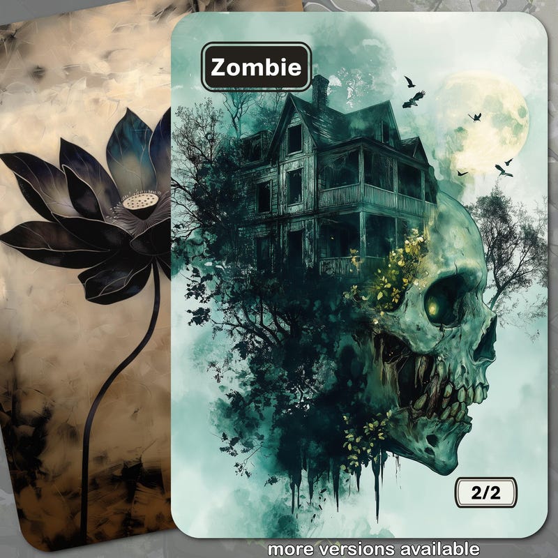 Mtg Zombie Token Decay - Etsy