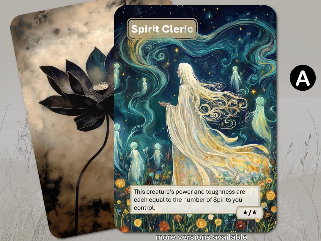 Spirit Cleric Token MTG (*/*, Created by Hallowed Haunting) - Etsy