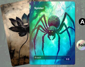 Mtg Spider 1/2 Token Alternative Art // Choose the Art! - for EDH ...