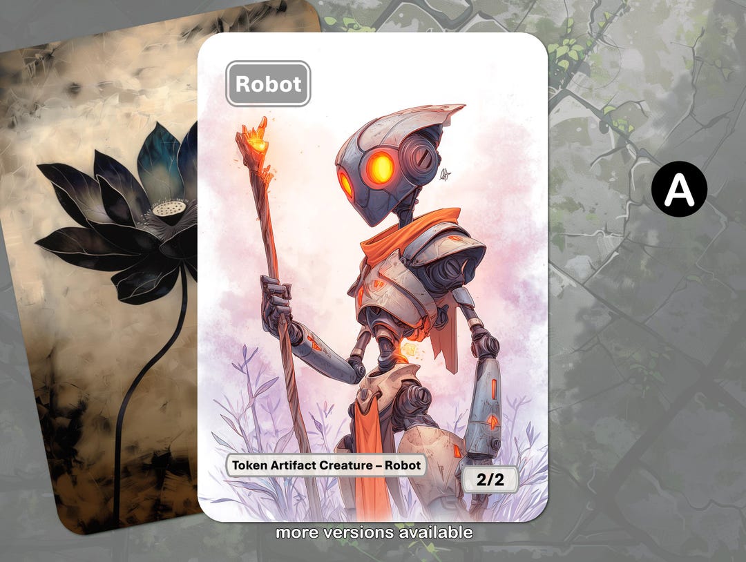 Robot Token (2/2 Artifact Creature) MTG - Etsy