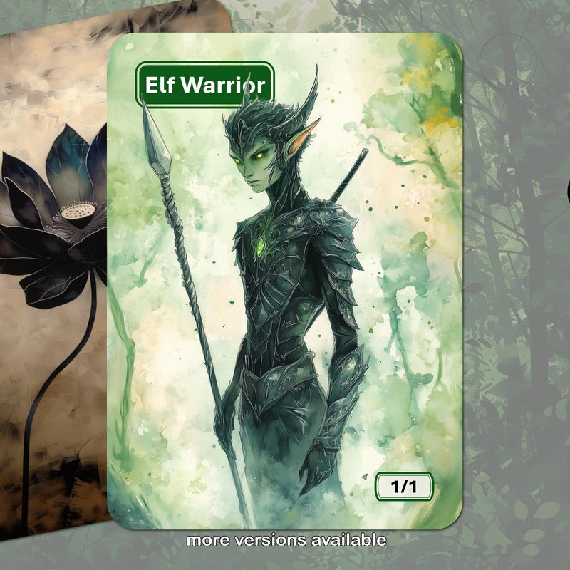 1/1 Elf Tokens Magic - Etsy UK