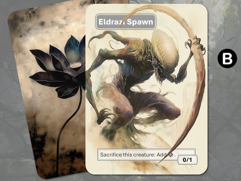 Eldrazi Spawn Token MTG (0/1) - Etsy