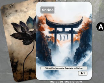 Mtg Shrine 1/1 Token Alternative Art // Choose the Art! - for EDH ...