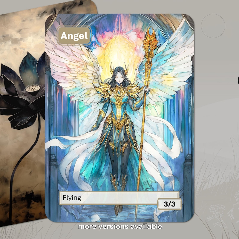3 3 Angel Tokens Mtg - Etsy